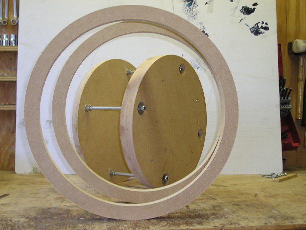 Koko's jig for making a stave drum without a lathe